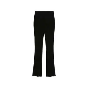 Max Mara Flared Hem Trousers - Black