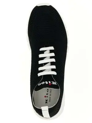 Kiton Knitwear Lace-up Sneakers - Black