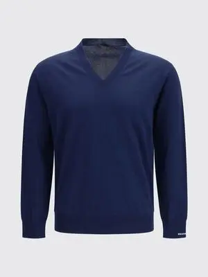 Prada V-neck Fine Knit Sweater