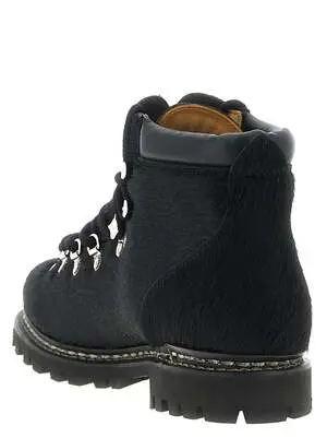 Junya Watanabe X Paraboot Pony Hair Lace Up Boots