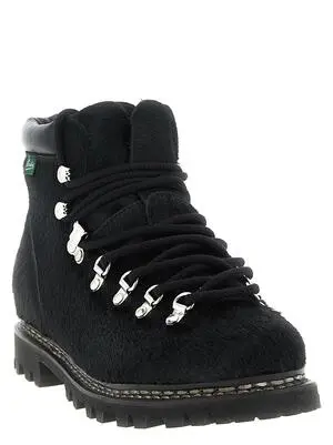 Junya Watanabe X Paraboot Pony Hair Lace Up Boots