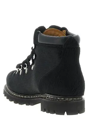 Junya Watanabe X Paraboot Pony Hair Lace Up Boots