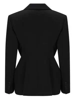 Givenchy Asymmetrical Cut-out Wool Jacket - Multicolor