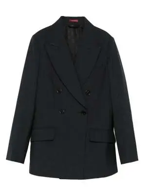 Gucci Double Breasted Wool Blazer