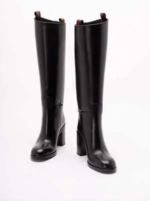 Gucci Charlotte Leather Boots