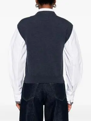 Brunello Cucinelli Cashmere Knitted Vest - Multicolor