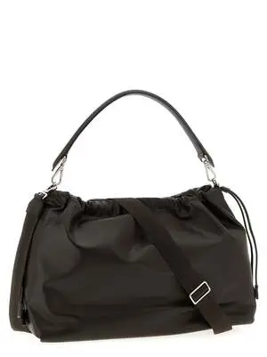 Fendi Flux Maxi Messenger Handbag - Brown