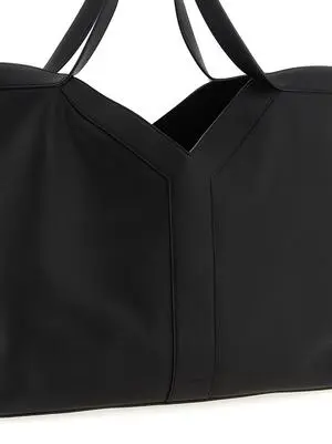 Saint Laurent Large Y Shopping Bag In Hammered Leather