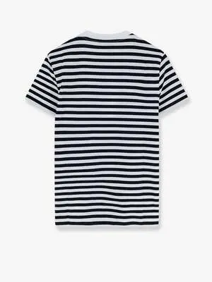 Max Mara Cotton T-shirt With Embroidered Logo Pocket