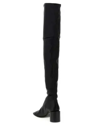 JIL SANDER Nappa Over The Knee Boots