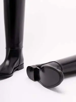 Saint Laurent Julia Knee High Leather Boots
