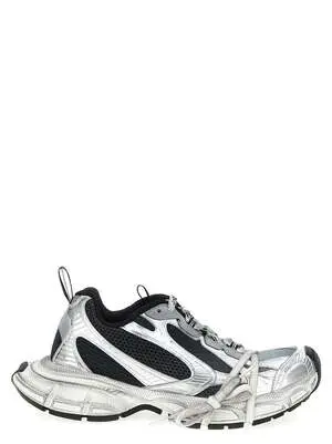 Balenciaga BALENCIAGA 3XL Mesh And Polyurethane Sneakers Silver