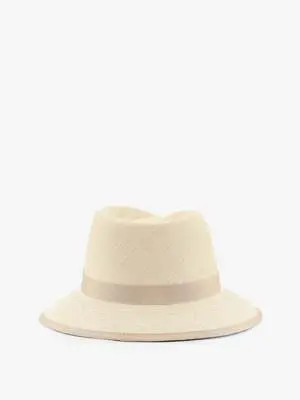 Max Mara Panama Hat - Cream