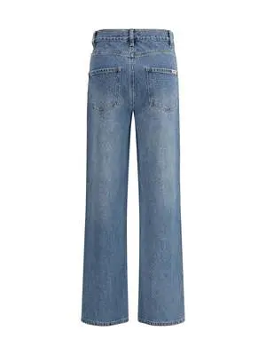 SELF-PORTRAIT Straight-leg Jeans With All-over Rhinestones