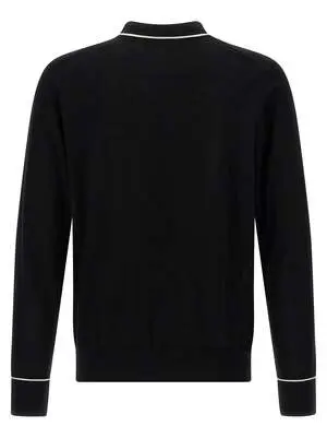 Dolce & Gabbana Fine Wool Crewneck Sweater With Embroidered Logo