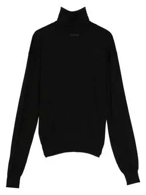 Saint Laurent Wool Turtleneck Sweater - Multicolor
