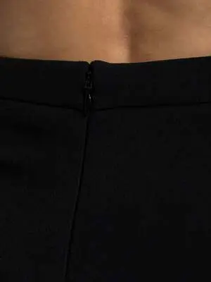 Givenchy Black Viscose Midi Skirt - Multicolor