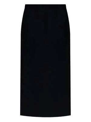 Givenchy GIVENCHY Black Viscose Midi Skirt Multicolor