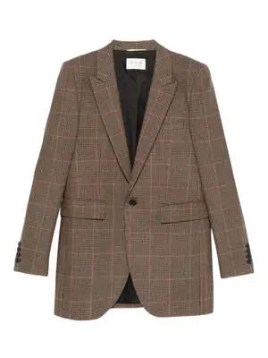 Saint Laurent Wool Blazer - Multicolor