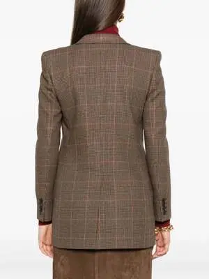 Saint Laurent Wool Blazer - Multicolor