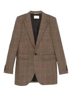 Saint Laurent Wool Blazer - Multicolor