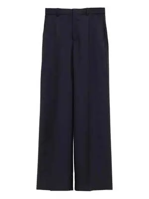 GUCCI GUCCI Wool Wide-Legged High-Waisted Pants