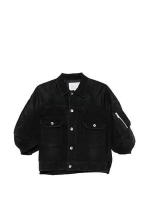 Sacai Nylon And Denim Jacket - Multicolor