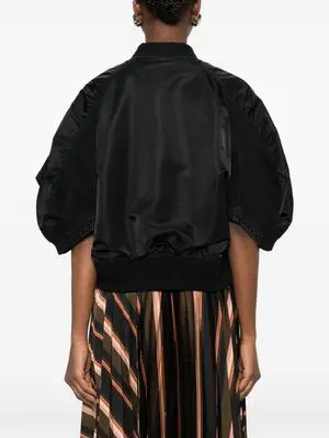 Sacai Nylon And Denim Jacket - Multicolor