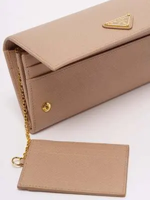 Prada Large Saffiano Leather Wallet
