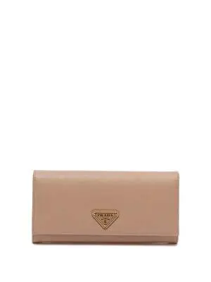 Prada Large Saffiano Leather Wallet - Multicolor