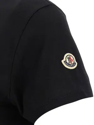Moncler Logo Cotton T-shirt - Multicolor