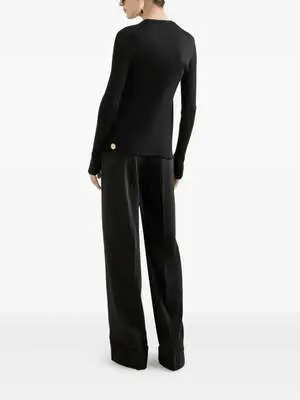 Dolce & Gabbana Wool High-waist Belted Trousers - Multicolor