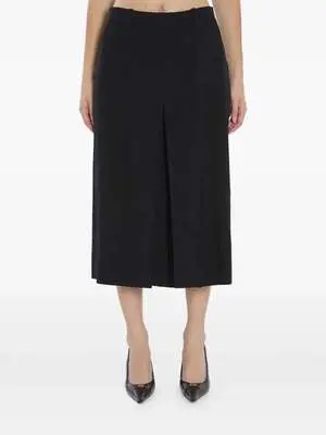 Saint Laurent Wool Cropped Trousers