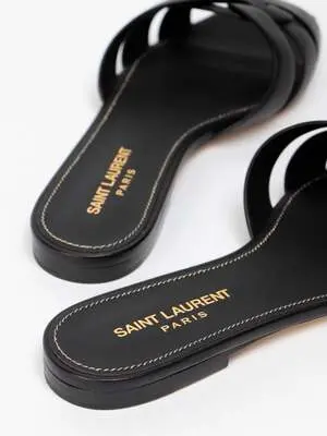 Saint Laurent Tribute Mules - Multicolor