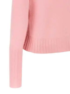 Guest In Residence Shrunken Crew Cashmere Sweater - Pink