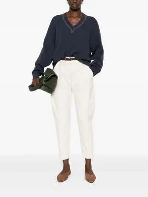 Brunello Cucinelli Dyed Cotton Pants