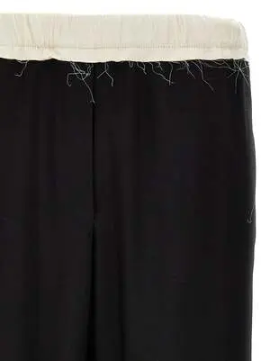 WALES BONNER Seine Wool Pants With Frayed Detail - Multicolor