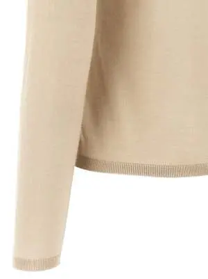 Max Mara Adda Cashmere High Neck Sweater - Cream