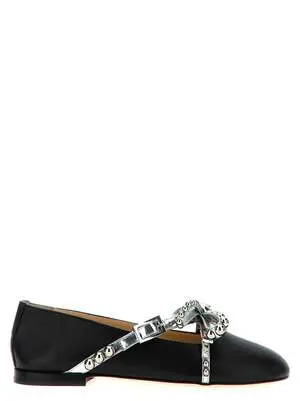 Mach & Mach Bow Detailing Flats For Women