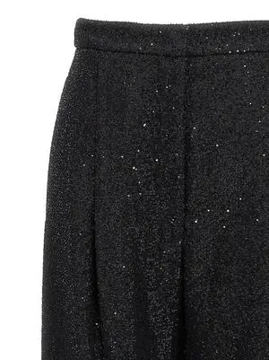 Max Mara Navigli Wide Leg Sequined Pants