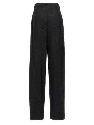 Max Mara Navigli Wide Leg Sequined Pants