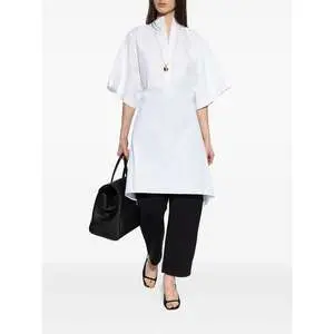 Jacquemus Cotton Open Back V-neck Day Dress