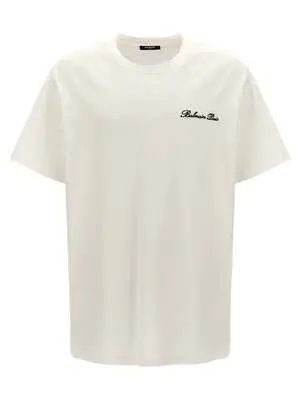 Balmain Signature' T-shirt - Multicolor