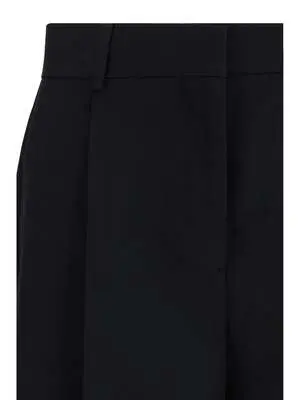 TOTEME Tailored Wool Blend Trousers - Black