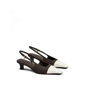 TOD'S Slingback Mid Heel With Charm Detail