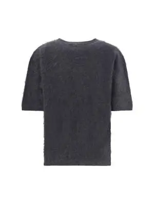 LISA YANG Maren Brushed Cashmere Sweater - Gray