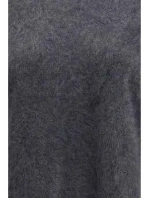 LISA YANG Maren Brushed Cashmere Sweater - Gray