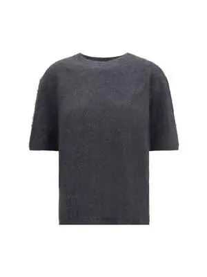 LISA YANG LISA YANG Maren Brushed Cashmere Sweater Gray