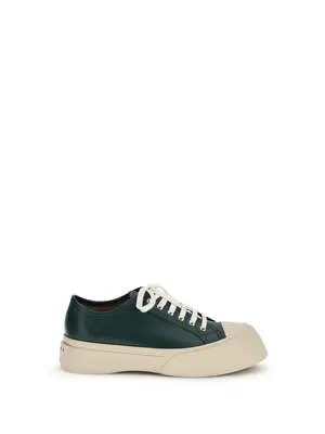 Marni Pablo Leather Sneakers - Black
