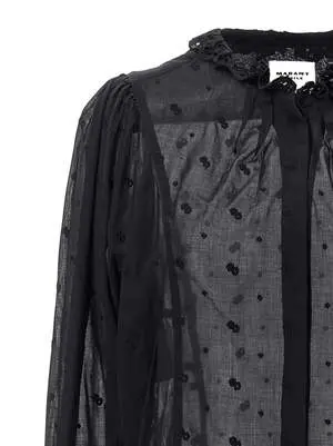 Isabel Marant Étoile Embroidered Cotton Shirt